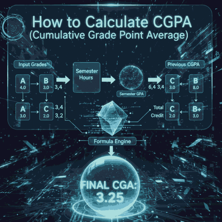 How to Calculate CGPA – Easy Guide with Formula & Examples - GW Calculator